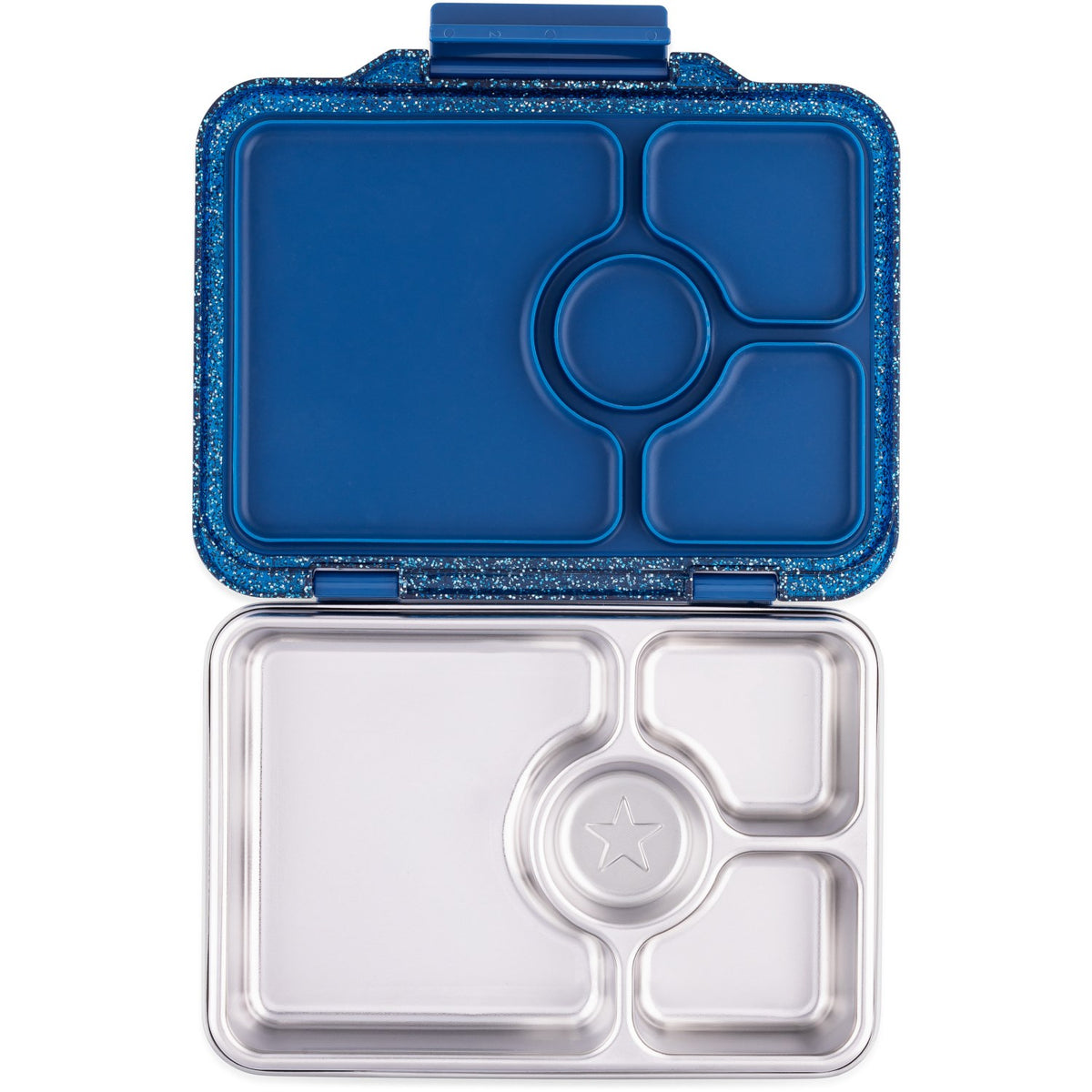 Kjøp Yumbox Twilight Blue Glitter Prêt Stainless Steel 4-Sections ...
