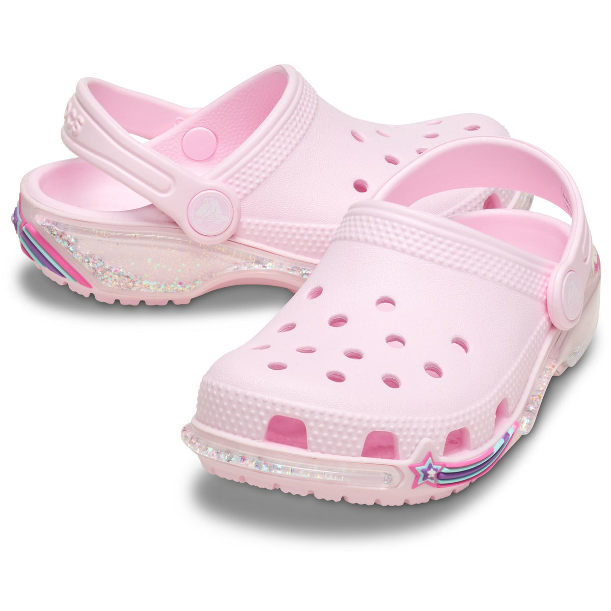 Kjøp Crocs Pink Milk Classic Star Sprinkel Shaker Clog | Luksusbaby